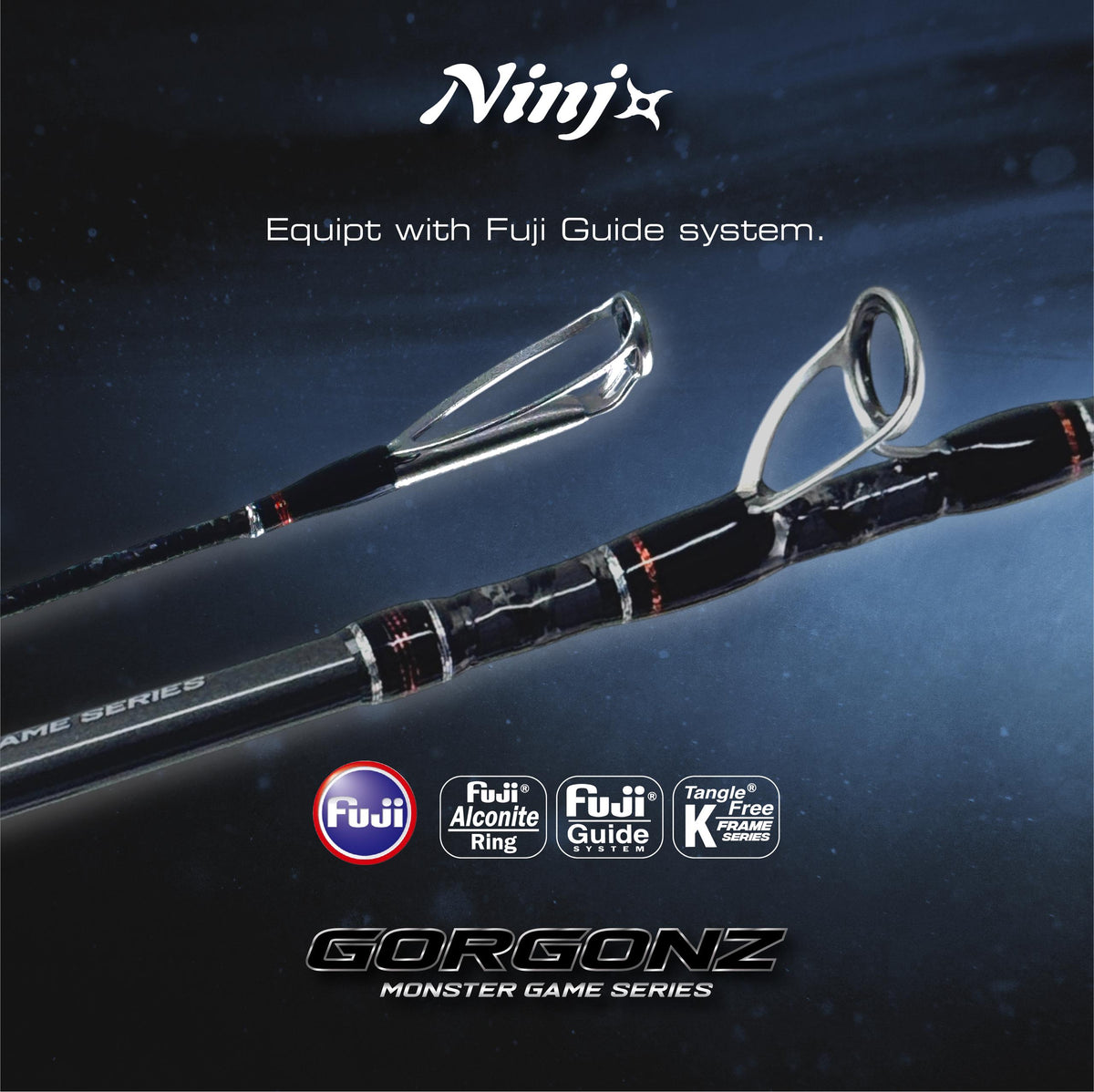 (PRICE w/o GST) - NINJA GORGONZ ROD – Fishing Buddy Singapore