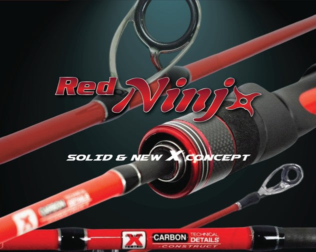 (PRICE w/o GST) - RED NINJA JIGGING ROD (NJR622) – Fishing Buddy Singapore