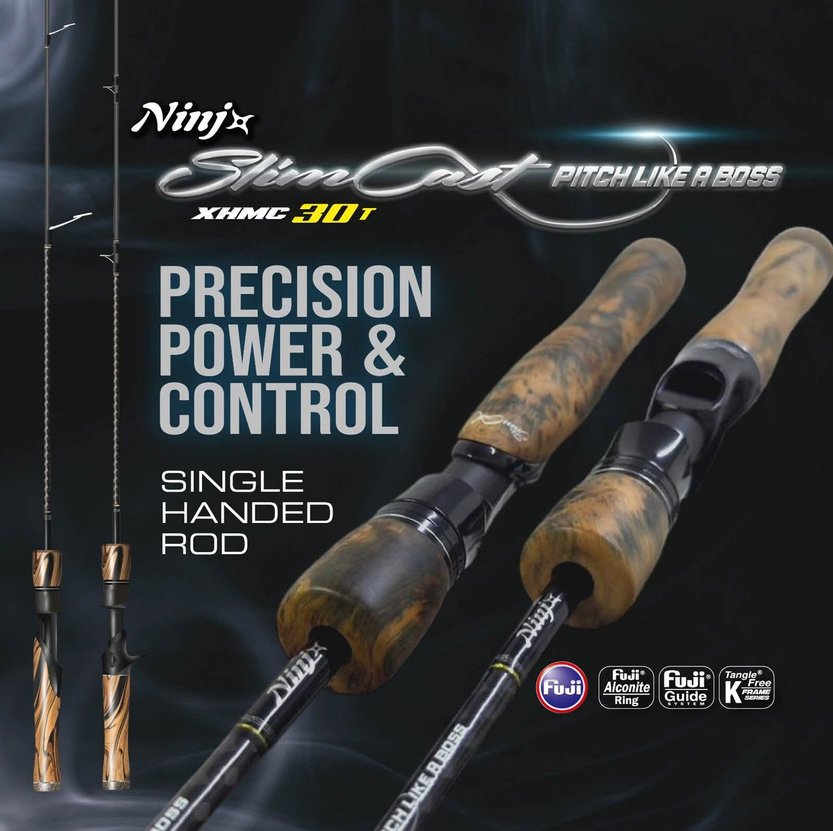 (PRICE w/o GST) - NINJA - SLIM CAST ROD – Fishing Buddy Singapore
